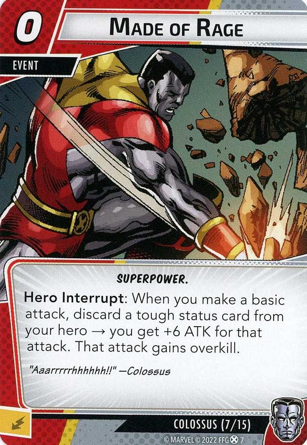 Made of Rage · MarvelCDB