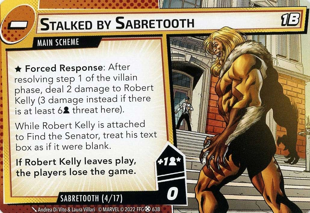 Stalked by Sabretooth 1A · MarvelCDB