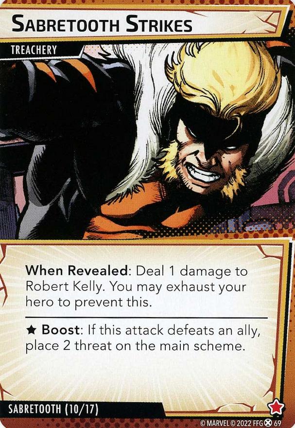 Sabretooth Strikes · MarvelCDB