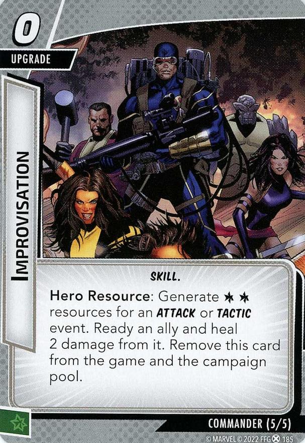 Improvisation · MarvelCDB