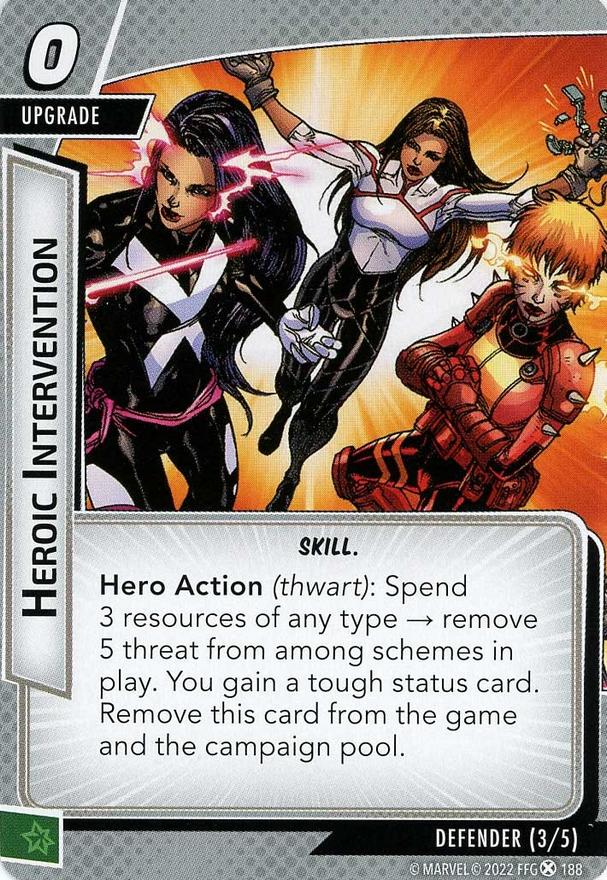 Heroic Intervention · MarvelCDB