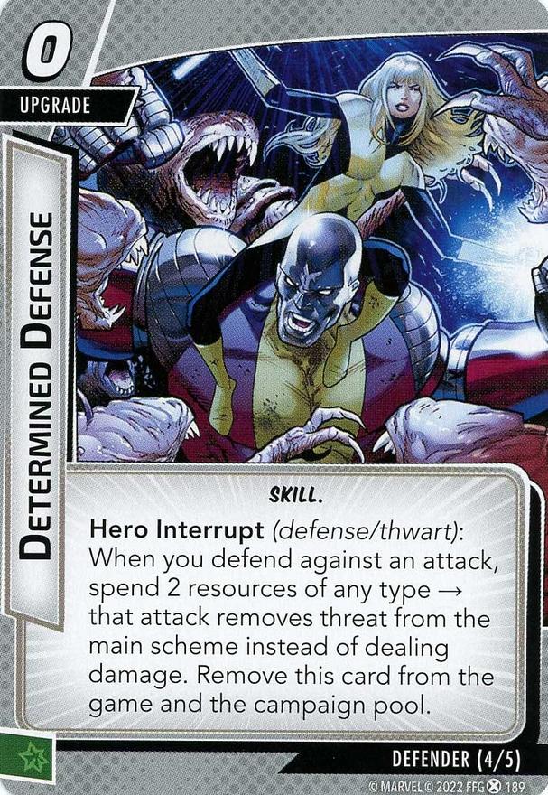 Determined Defense · MarvelCDB